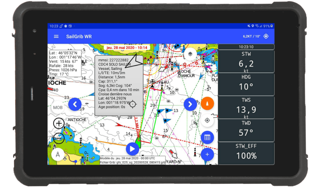 Rugged tablets and waterproof electronic device for sailors
