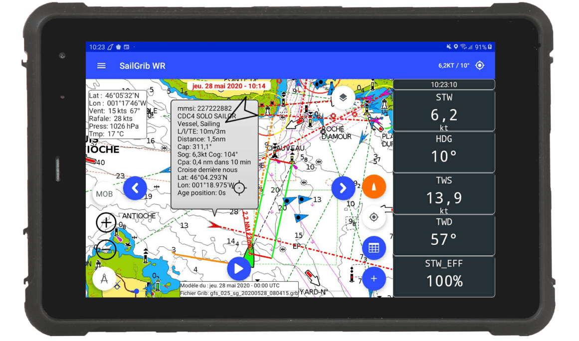Rugged tablets and waterproof electronic device for sailors